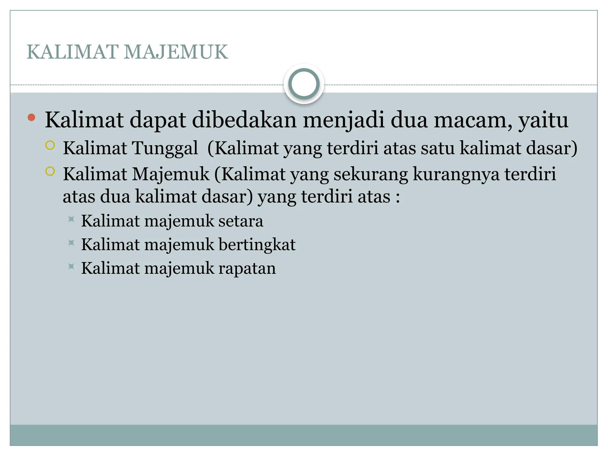 PPT tata kalimat bahasa indonesia kelas x | PPTX