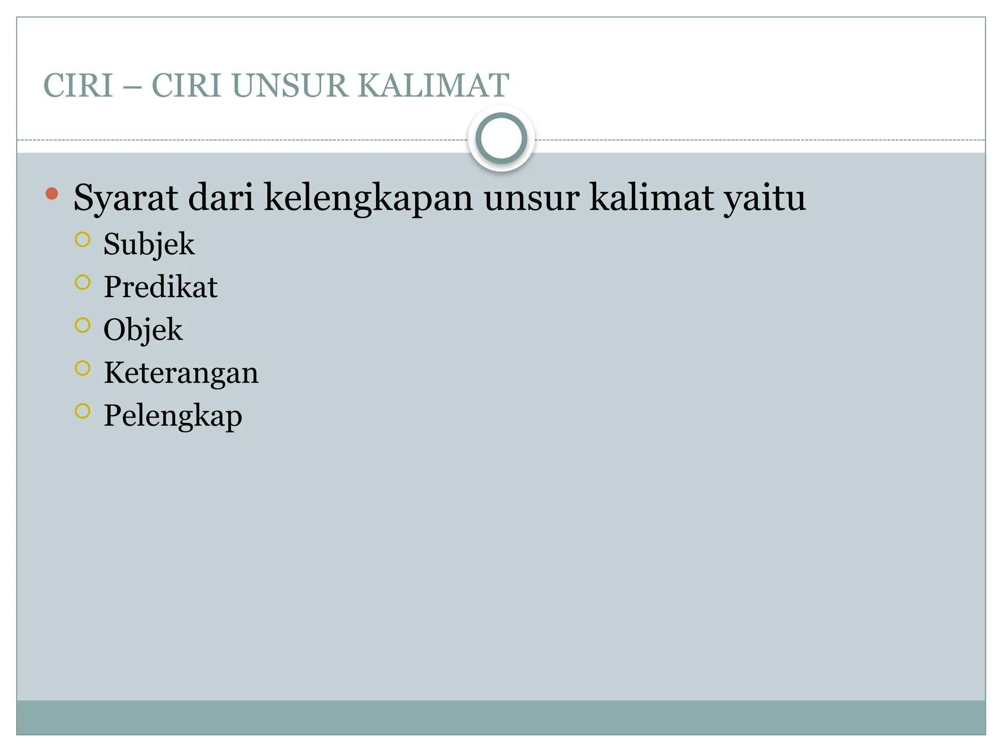 PPT tata kalimat bahasa indonesia kelas x | PPTX