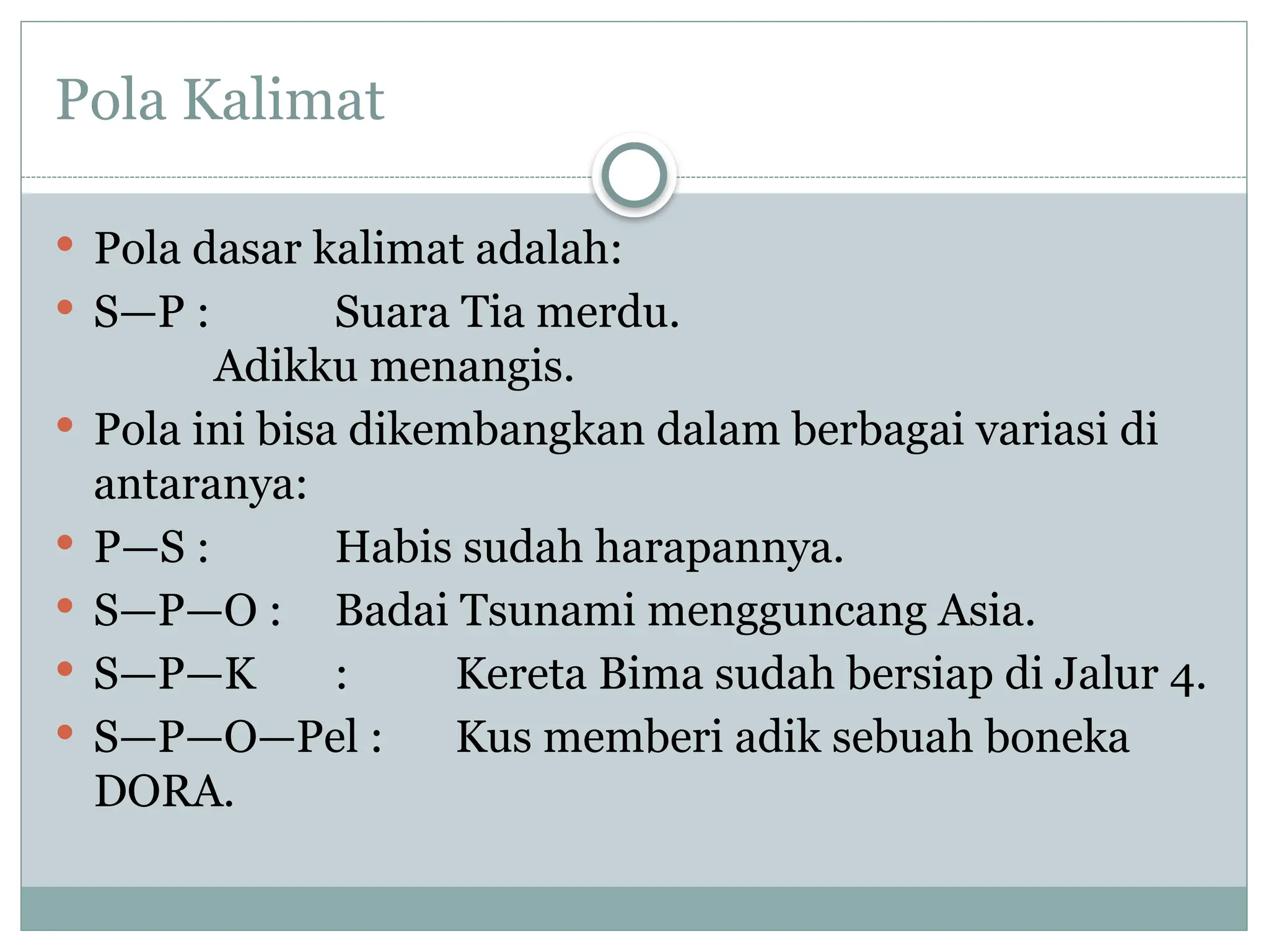 PPT tata kalimat bahasa indonesia kelas x | PPTX