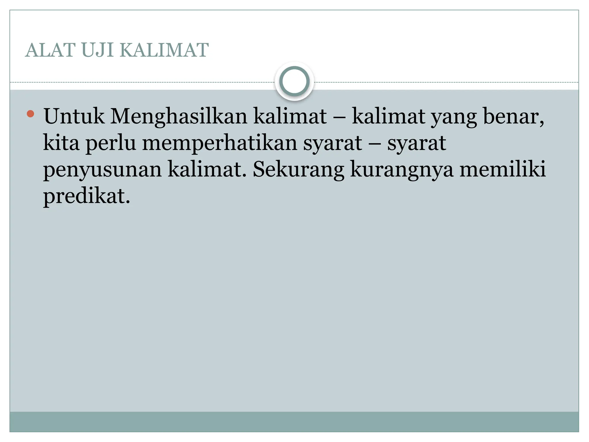 PPT tata kalimat bahasa indonesia kelas x | PPTX