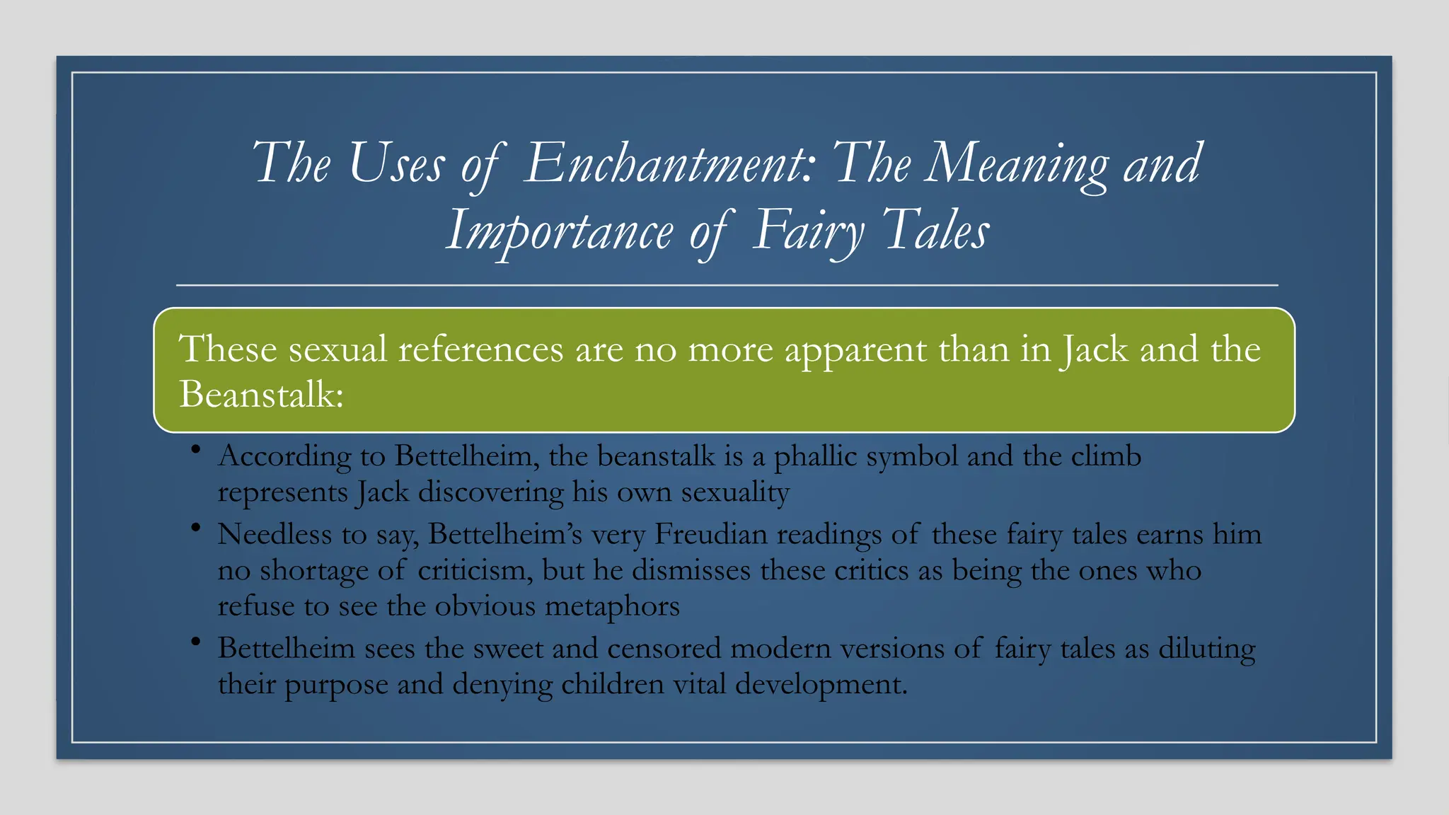 Presentation about the philosopher Bruno Bettelheim | PPT | Free Download