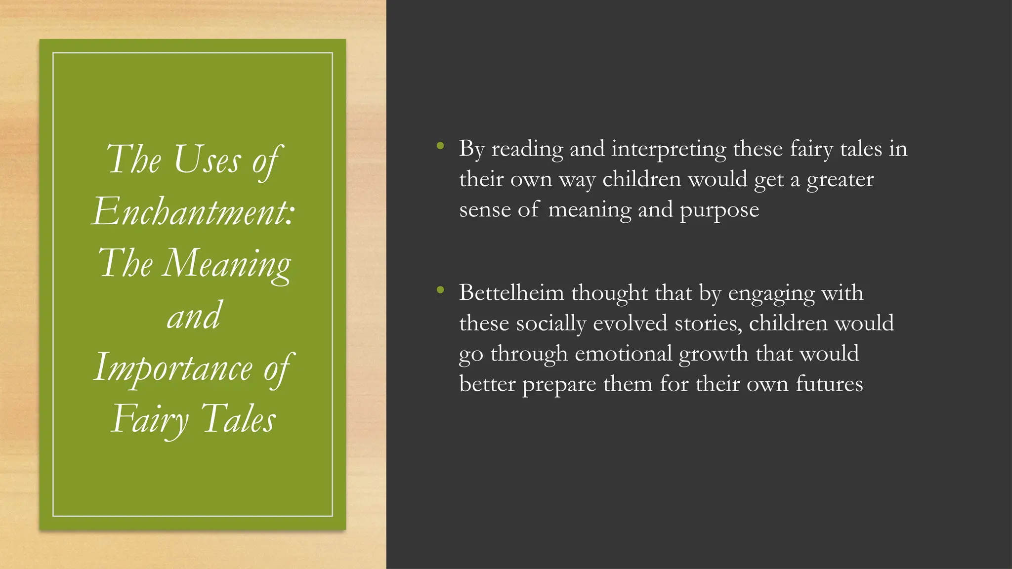 Presentation about philosopher Bruno Bettelheim | PPT