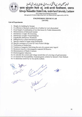 Khwaja muinuddin chisti language university,Lucknow, -B.Tech Civil ...