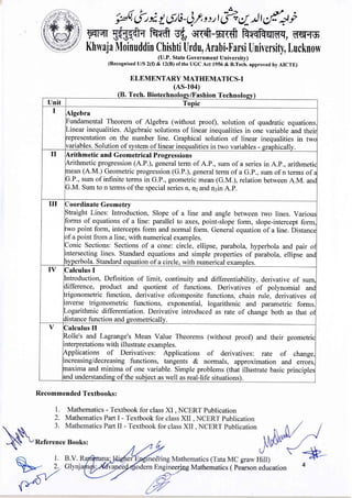 Khwaja muinuddin chisti language university,Lucknow, -B.Tech Civil ...