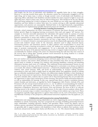 Strategies for Supporting Students with Disabilities in Schools (www ...