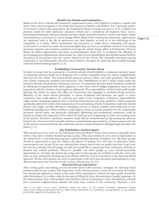 Creating Community Advisory Boards for Schools (www.kiu.ac.ug) | PDF