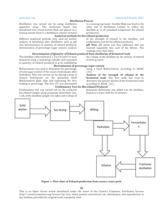 Bio-Ethanol Production from Cassava Waste Peels using Acid Hydrolysis ...
