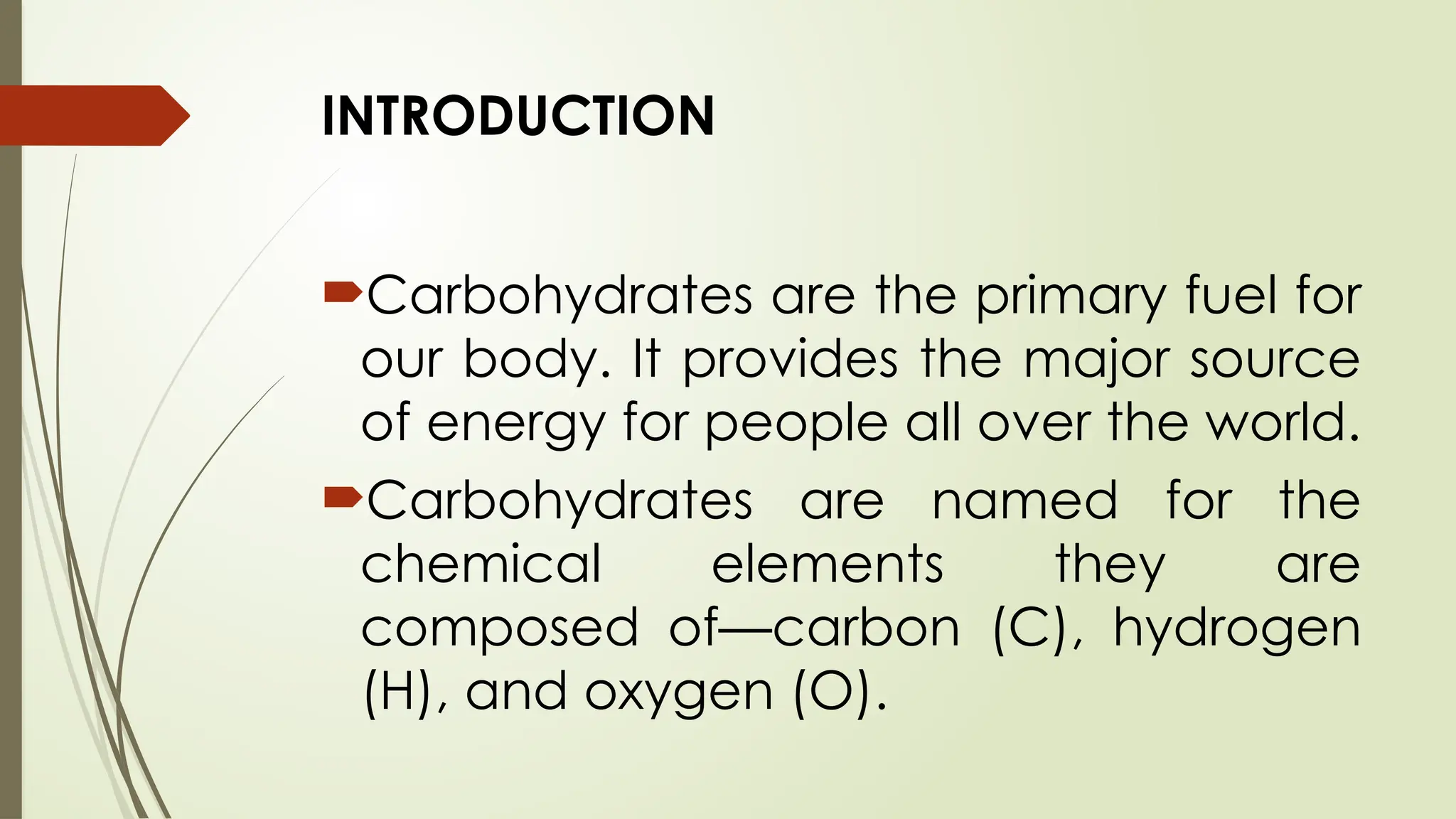 carbohydrates- Topic about macronutrient - carbohydrates | PPTX