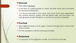 carbohydrates- Topic about macronutrient - carbohydrates | PPTX