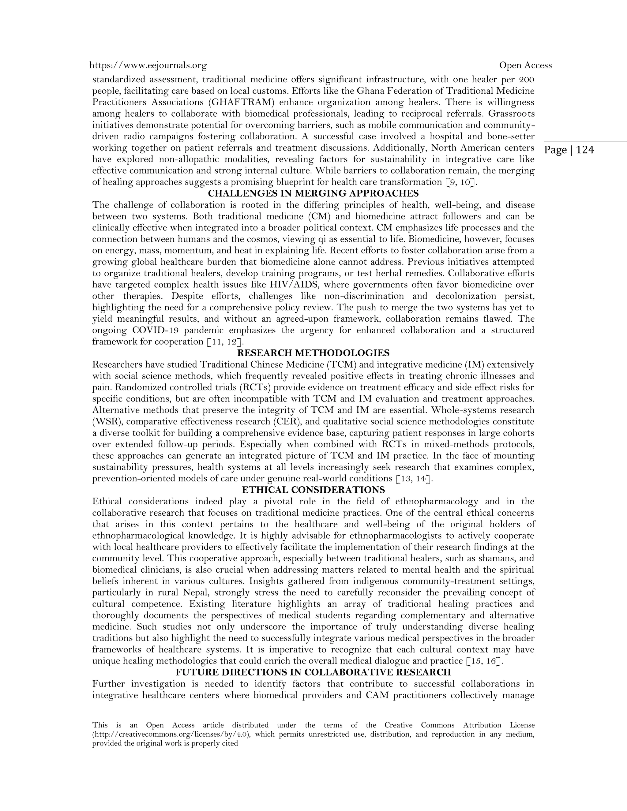 Collaborative Research: Merging Traditional and Modern Medicine (www.kiu.ac.ug) | PDF