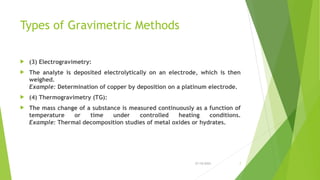 B. Tech Sem 1 Gravimetric Chemical Analysis - Copy.pptx