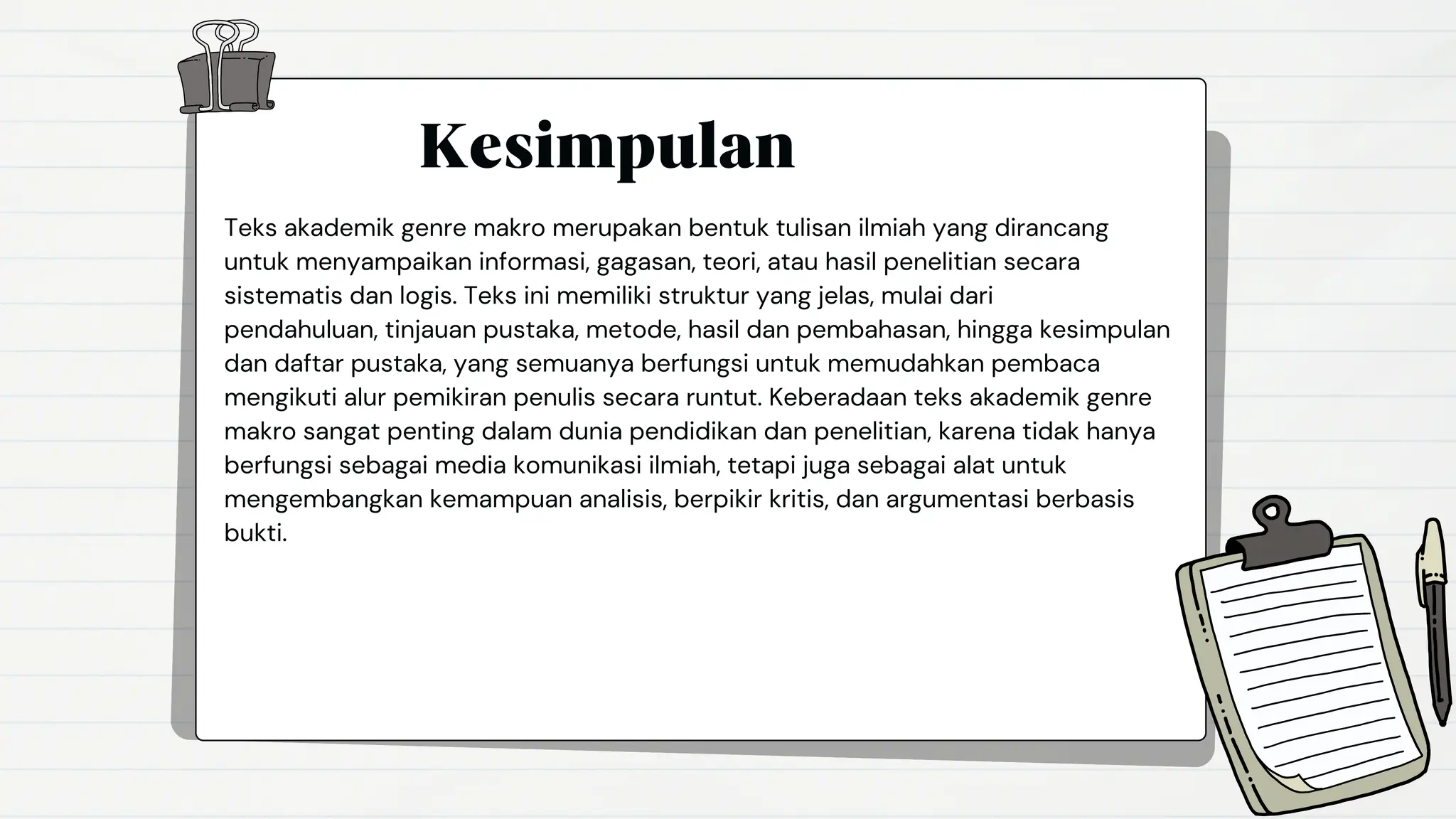 B.Indo MENGENAI teks akademik genre mikro dan makropdf | PDF