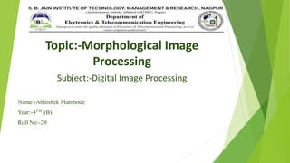 Digital image processing DIP | PPT