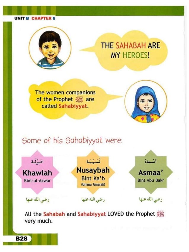 B 6 (sahabah , friends of the prophet) | PDF