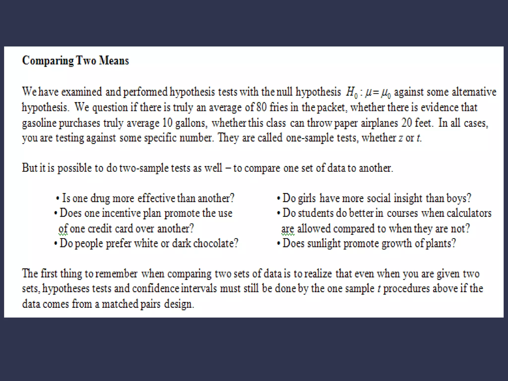 B.7 diff between means | PPT