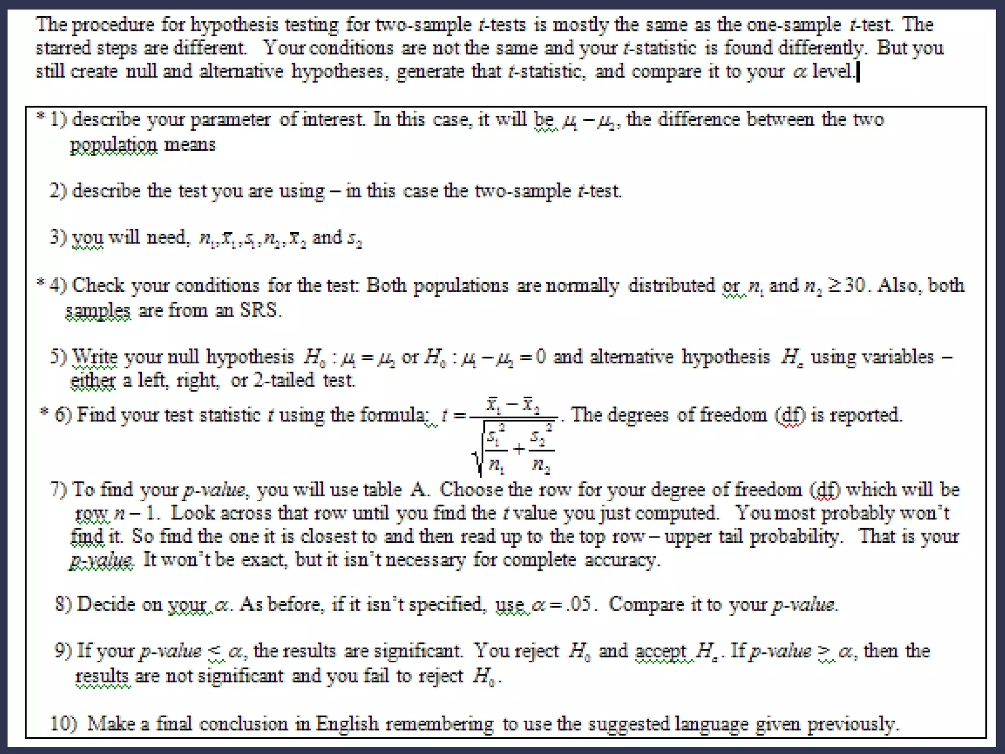 B.7 diff between means | PPT