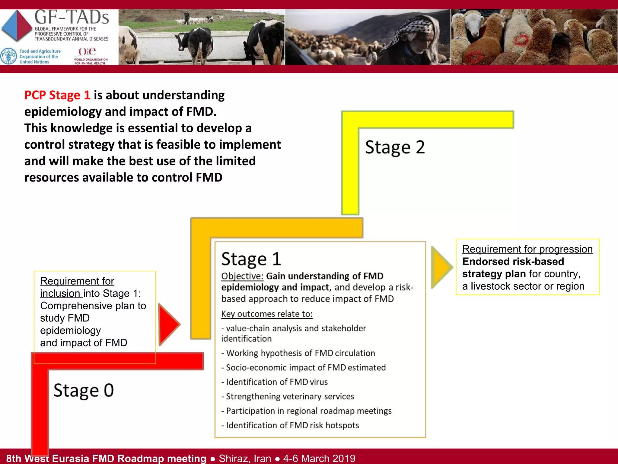 PCP-FMD New Guidelines for Stage Progression - Dr Bouda Ahmadi | PPT