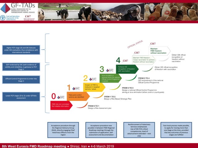 PCP-FMD New Guidelines for Stage Progression - Dr Bouda Ahmadi | PPT