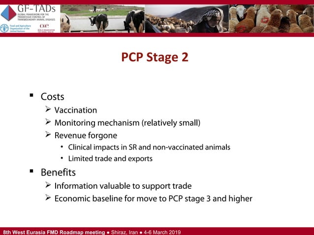 PCP-FMD New Guidelines for Stage Progression - Dr Bouda Ahmadi | PPT | Infectious Diseases ...