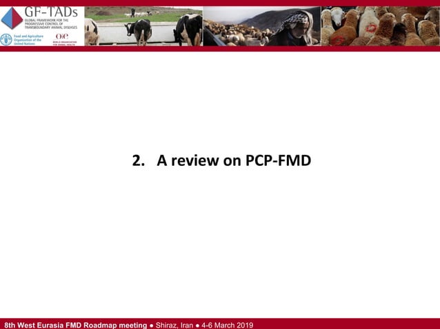PCP-FMD New Guidelines for Stage Progression - Dr Bouda Ahmadi | PPT