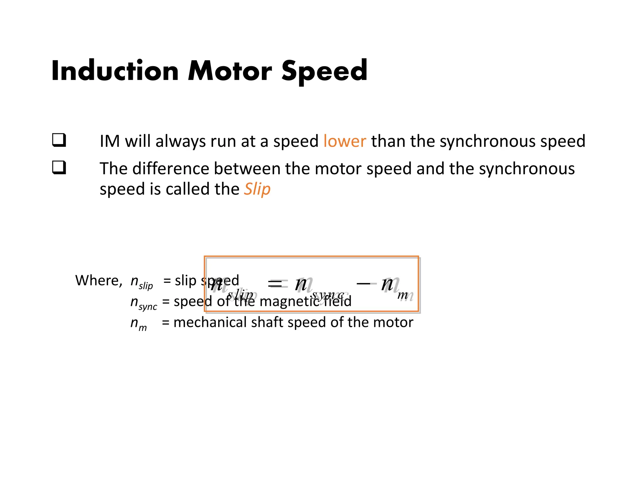 B-Basic Theory of Electric Motor Current | PPT