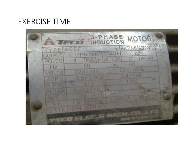 B-Basic Theory of Electric Motor Current | PPT