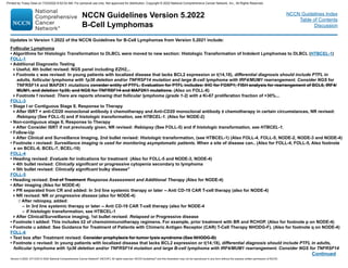bcell lymphomas national comprehensive cancer network | PDF