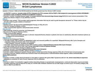 bcell lymphomas national comprehensive cancer network | PDF