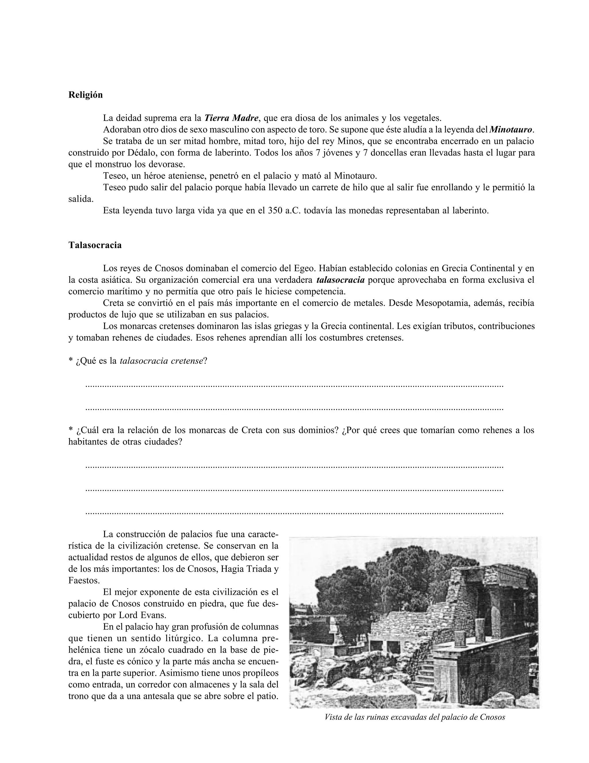 [B] Civilizacion Cretense Minoica A | PDF