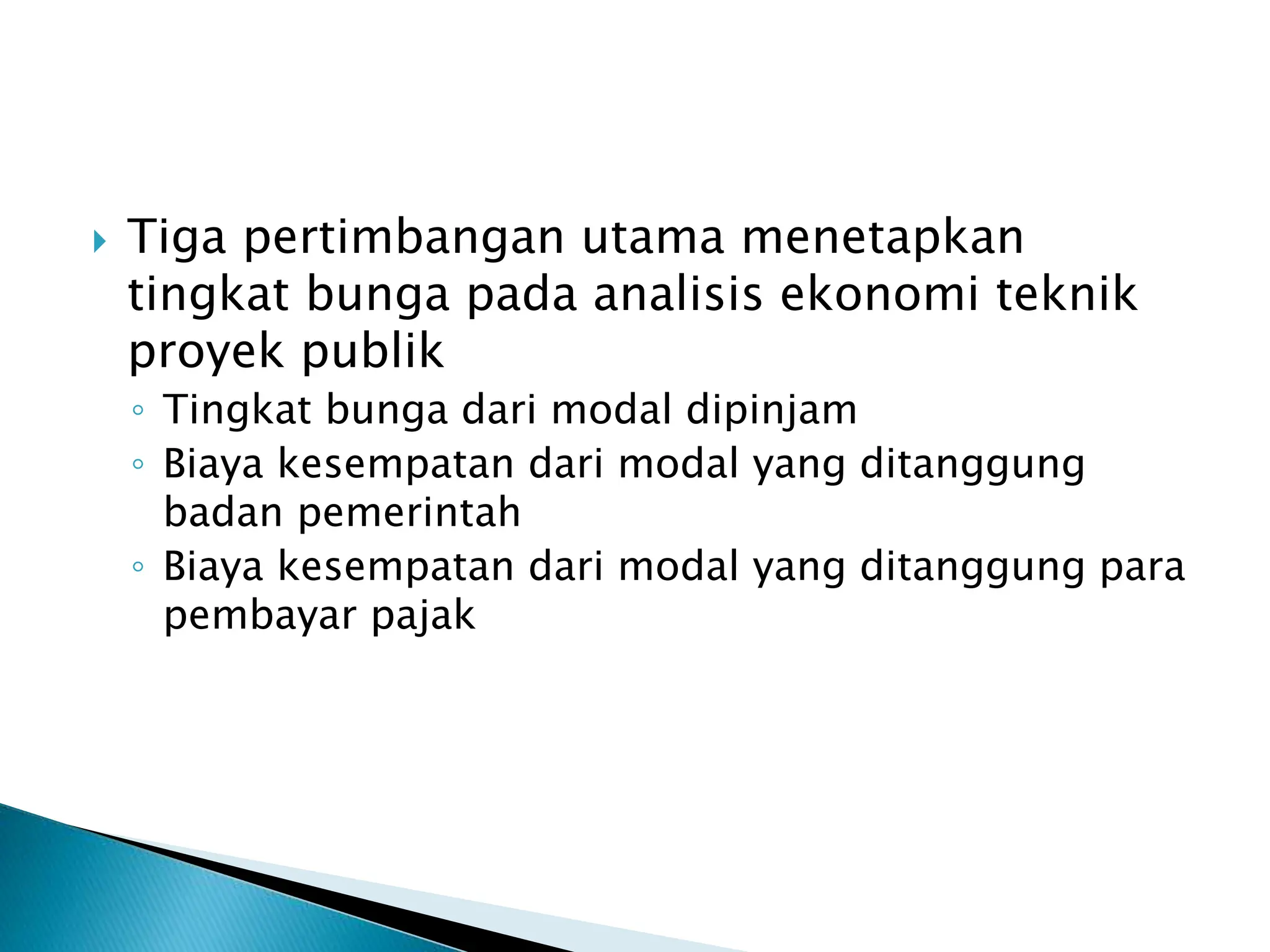 perhitungan BC ratio, evaluasi peoyek dengan metode | PPT