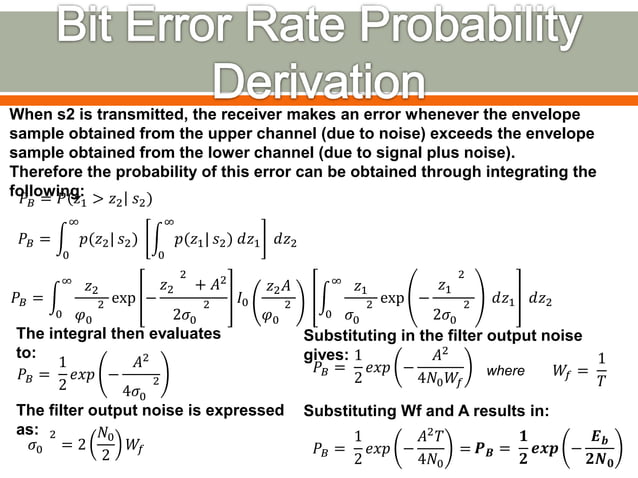 QFSK: BER and SER Derivation and Simulation | PPTX
