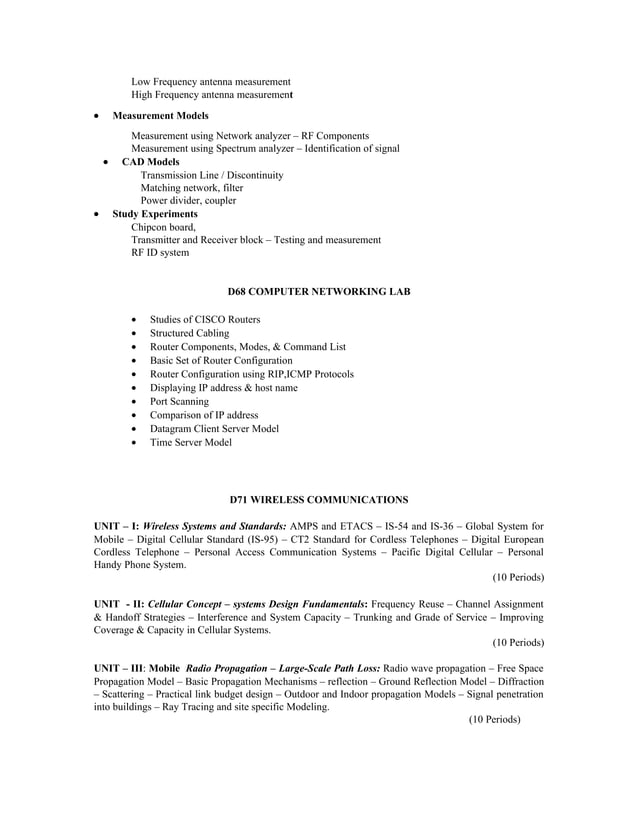 B.e. electronics and communication engineering | PDF