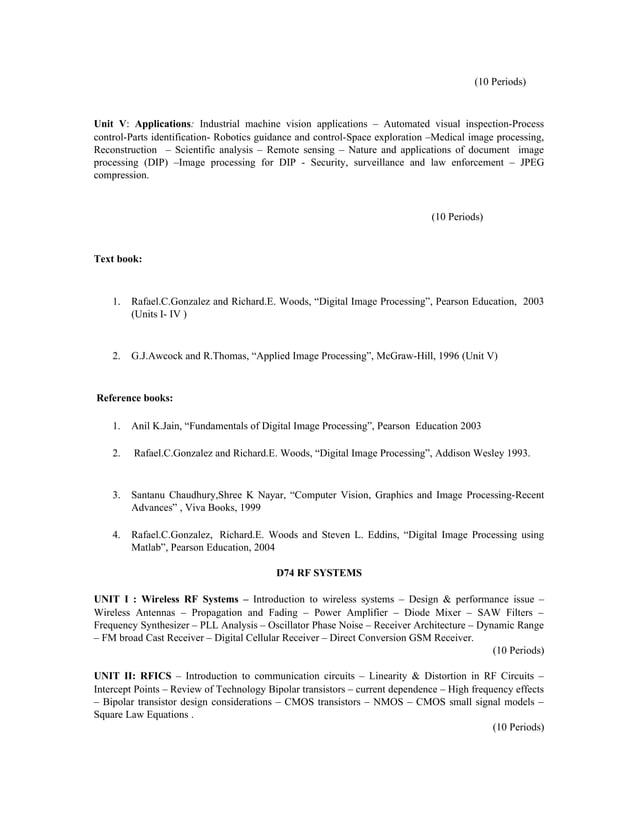 B.e. electronics and communication engineering | PDF