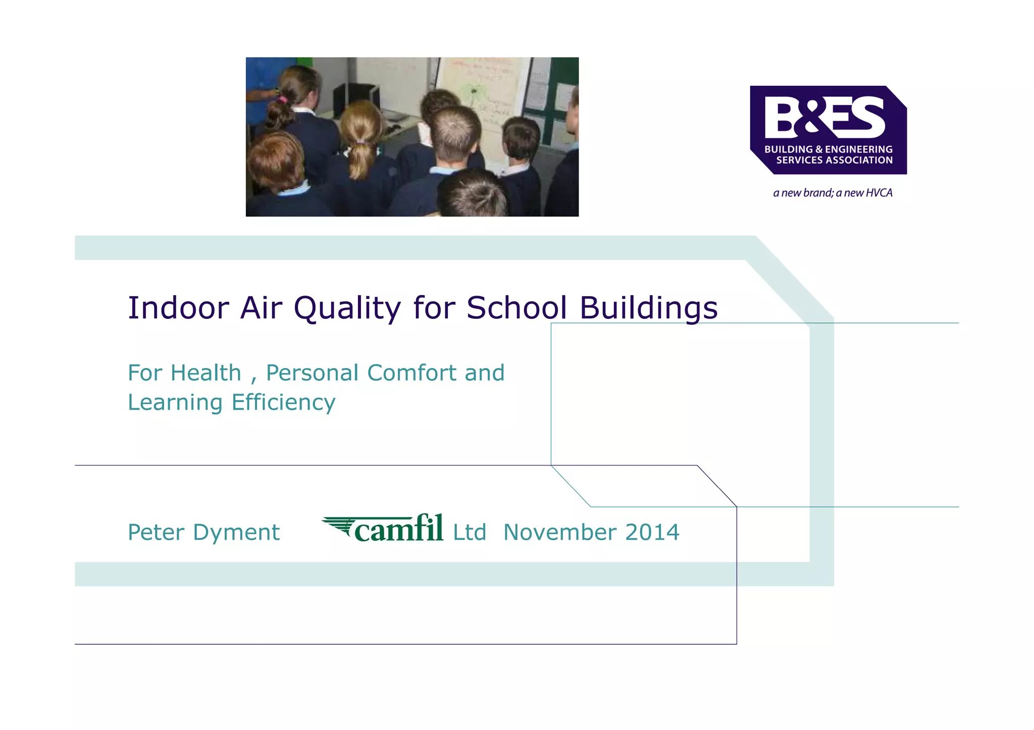 Indoor Air Quality for School Buildings | PDF