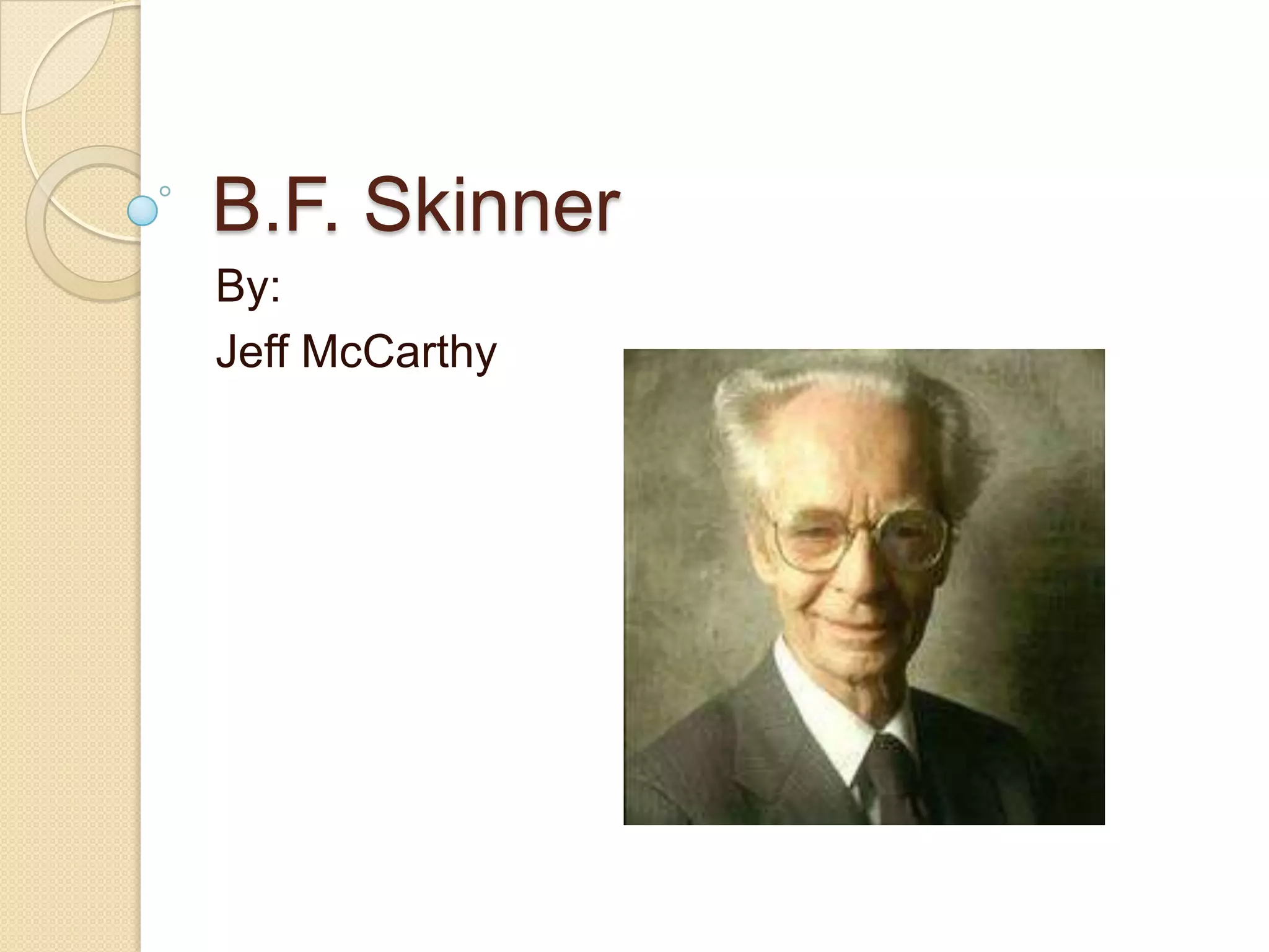 B.f. skinner | PPTX