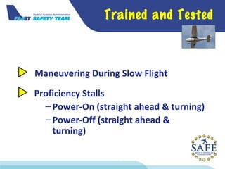 Teaching Awareness and Recovery from Stalls | PPT