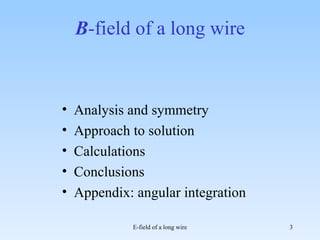 B field wire | PPT