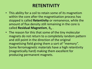 B-H curve of magnetic materials | PPTX