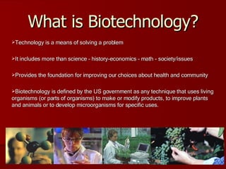 B I O T E C N O L O G I A | PPT