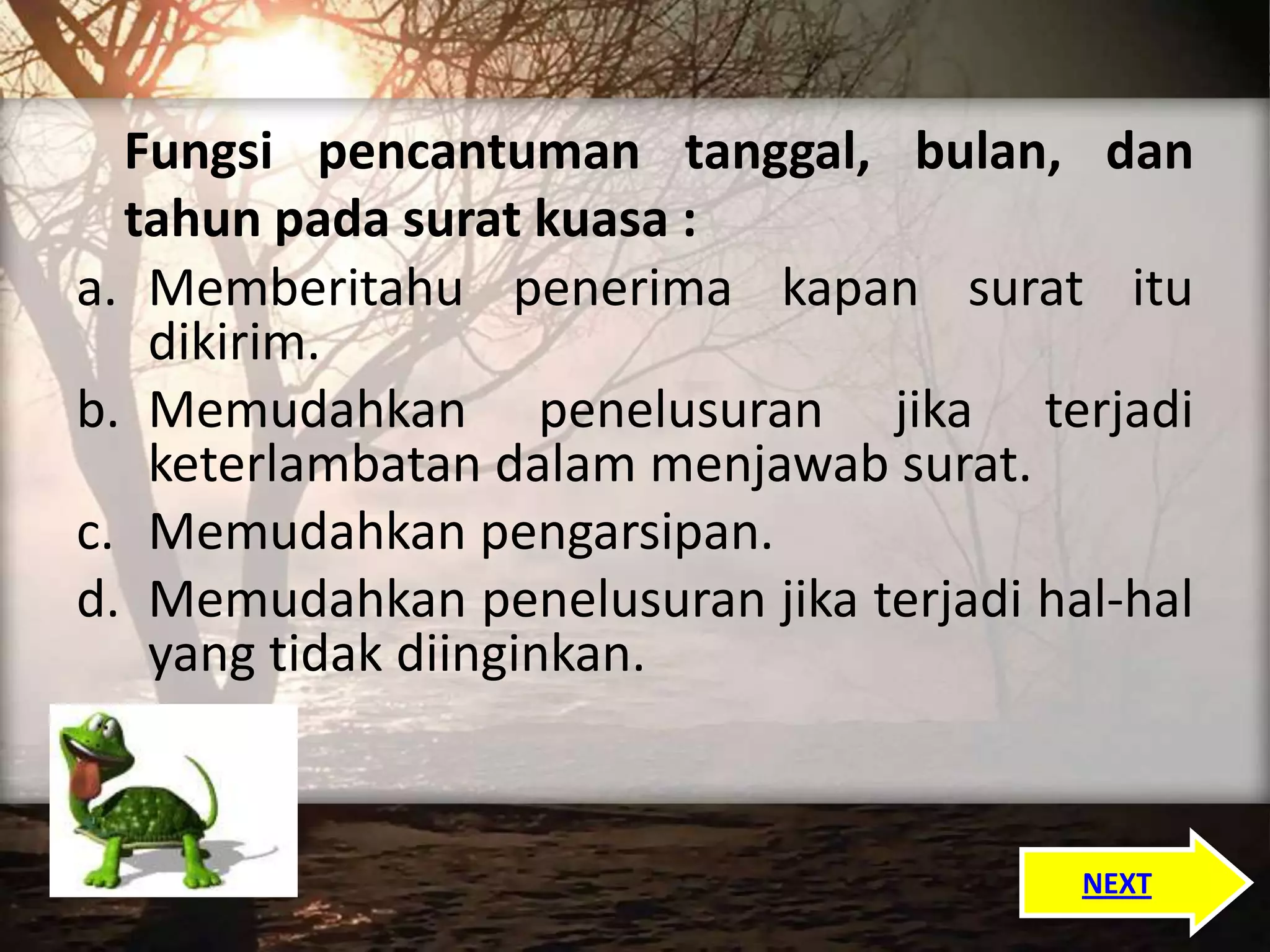 Surat Dagang & Surat Kuasa | PPTX