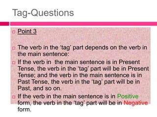 Question Tags / Tags Questions | PPT