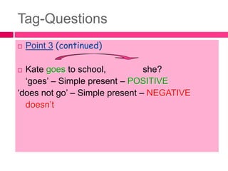 Question Tags / Tags Questions | PPT