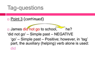 Question Tags / Tags Questions | PPT