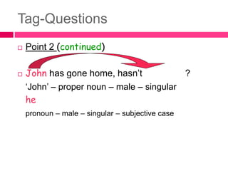 Question Tags / Tags Questions | PPT
