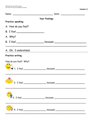 B. introduction to wh questions handouts a - n | PDF | Adult Education ...