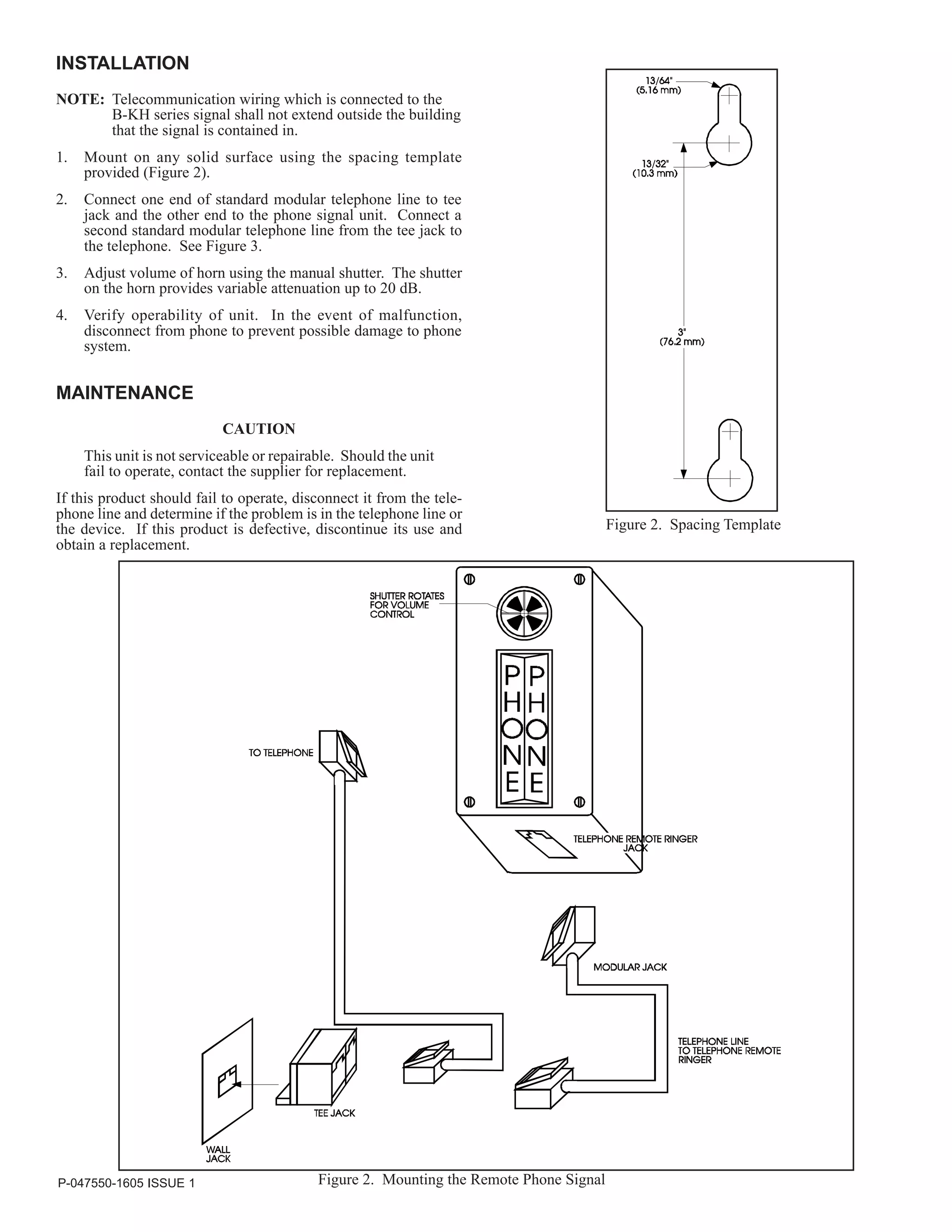 Edwards Signaling B-KHD-1000-PP Installation Manual | PDF