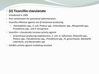 β- Lactam Antibiotics Renaissance | PPTX | Chemistry | Science
