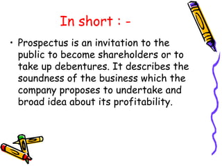 Prospectus | PPT