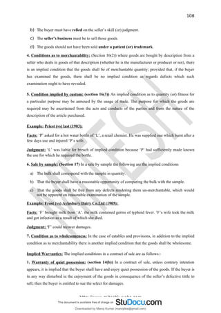 LLB law-notes-unit-1-contract-act | PDF