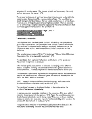 B level example | PDF